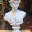 Gold David Bust Statue - David Bust Statue For Sale | MusaArtGallery™