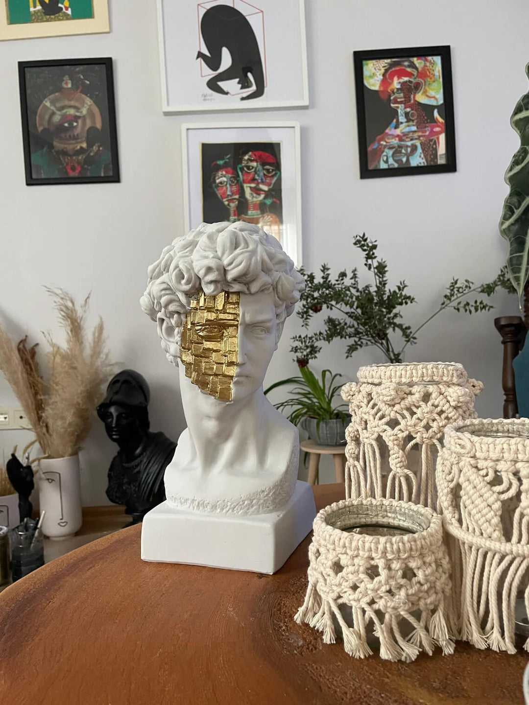 David Blue Bust Statue - David Bust Statue for sale | MusaArtGallery™