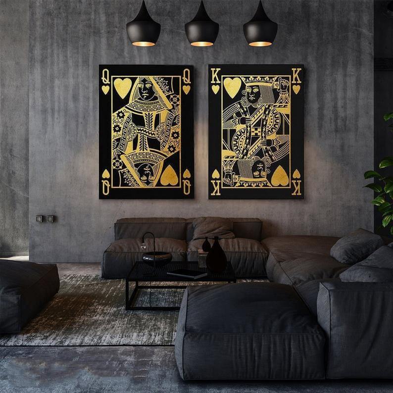 Playing Card Art Playing Card Wall Art MusaArtGallery Playing Card Art Playing Card Wall Art MusaArtGallery