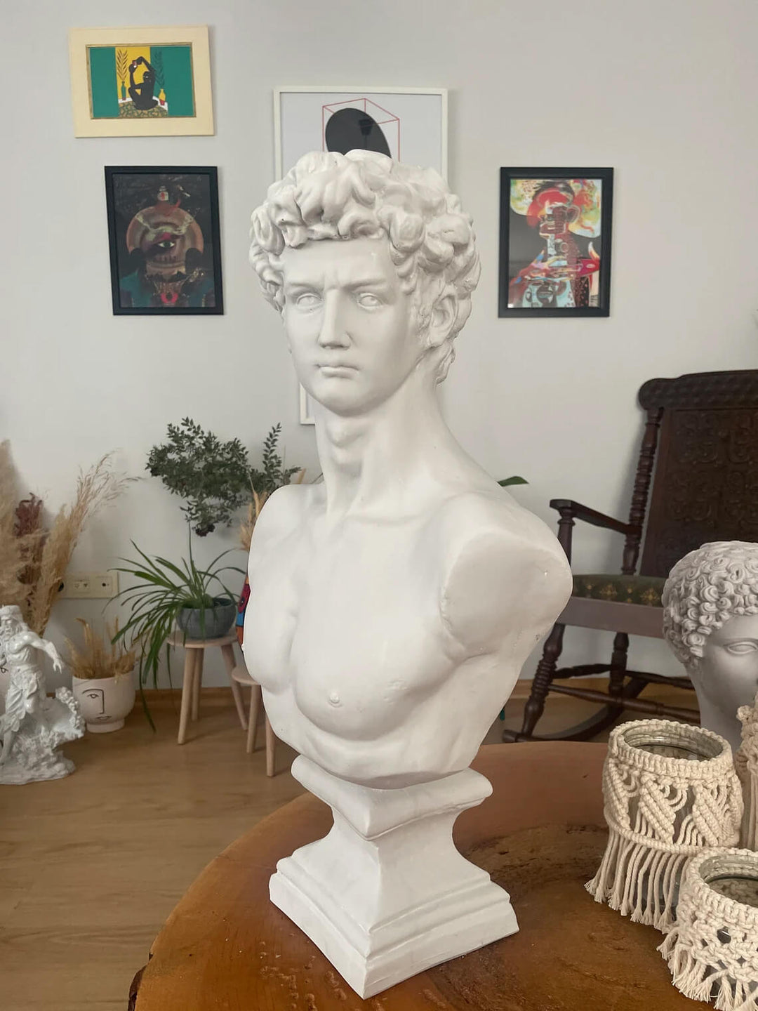 Large David Bust Statue - David Bust Statue for sale | MusaArtGallery™