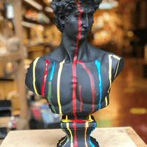 Multicolor David Bust Statue - David Bust Statue for sale | MusaArtGallery™