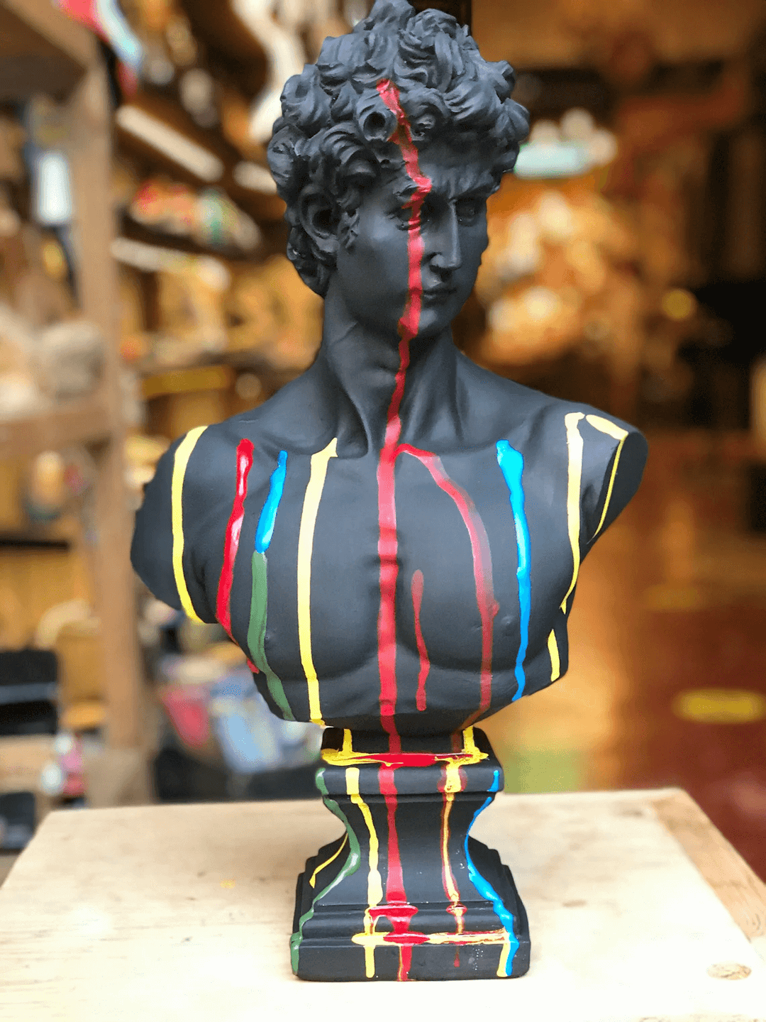 Home Multicolor David Bust Statue