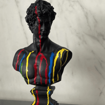 Multicolor David Bust Statue - David Bust Statue for sale | MusaArtGallery™