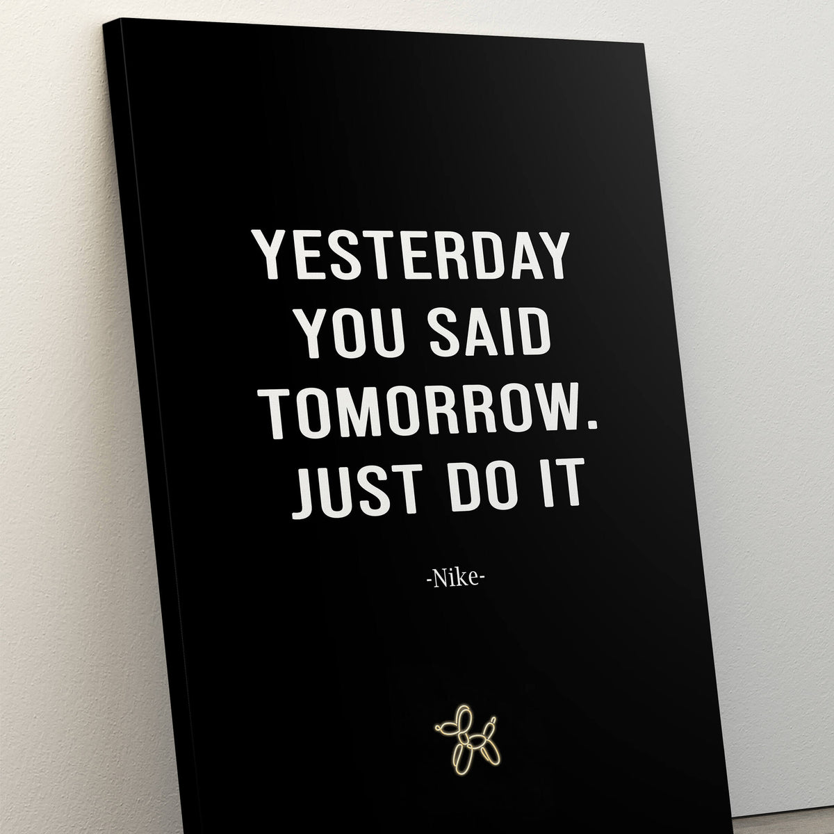 Nike Quote Canvas - Motivational Art | MusaArtGallery™