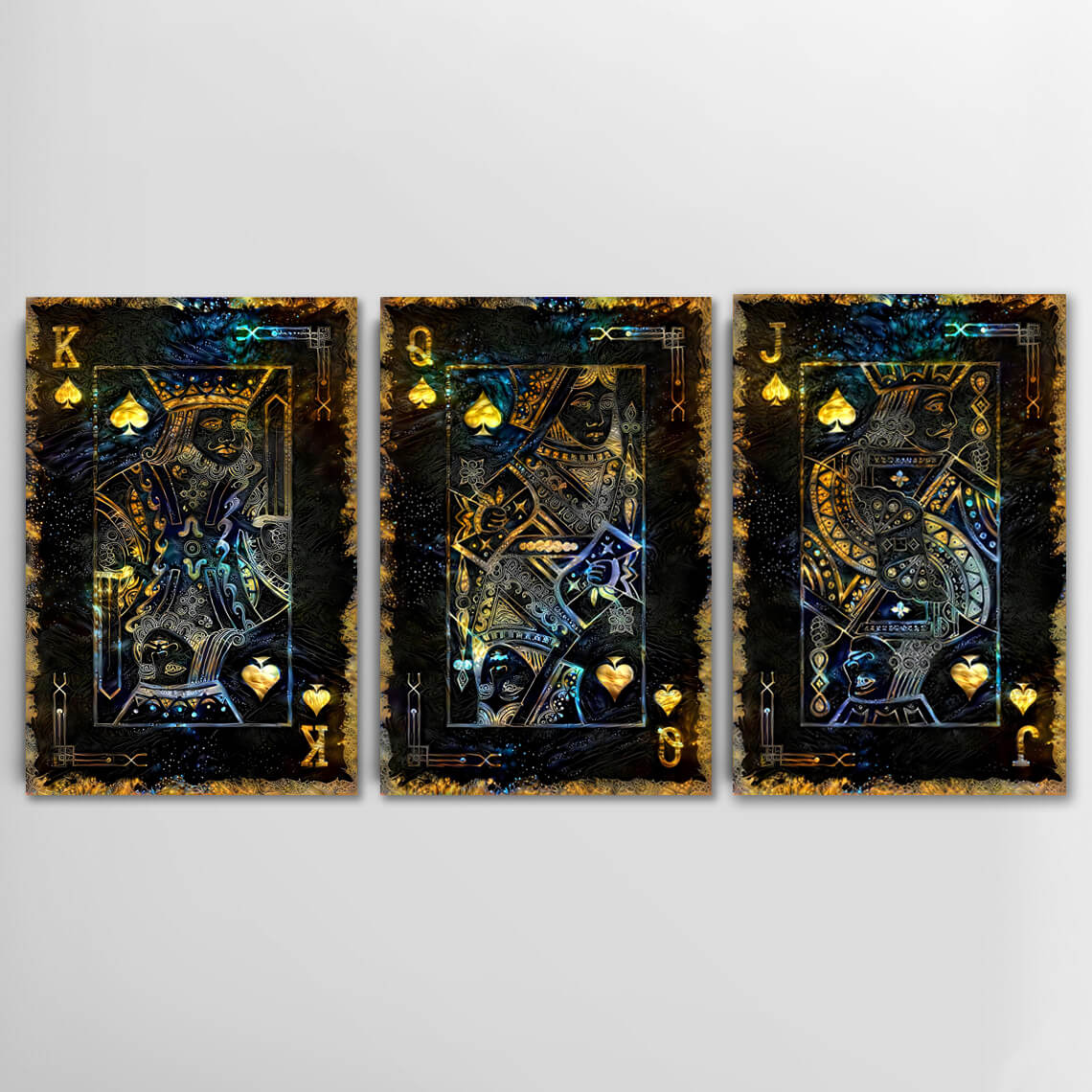 Playing Card Art Bundle - Spades Wall Art | MusaArtGallery™