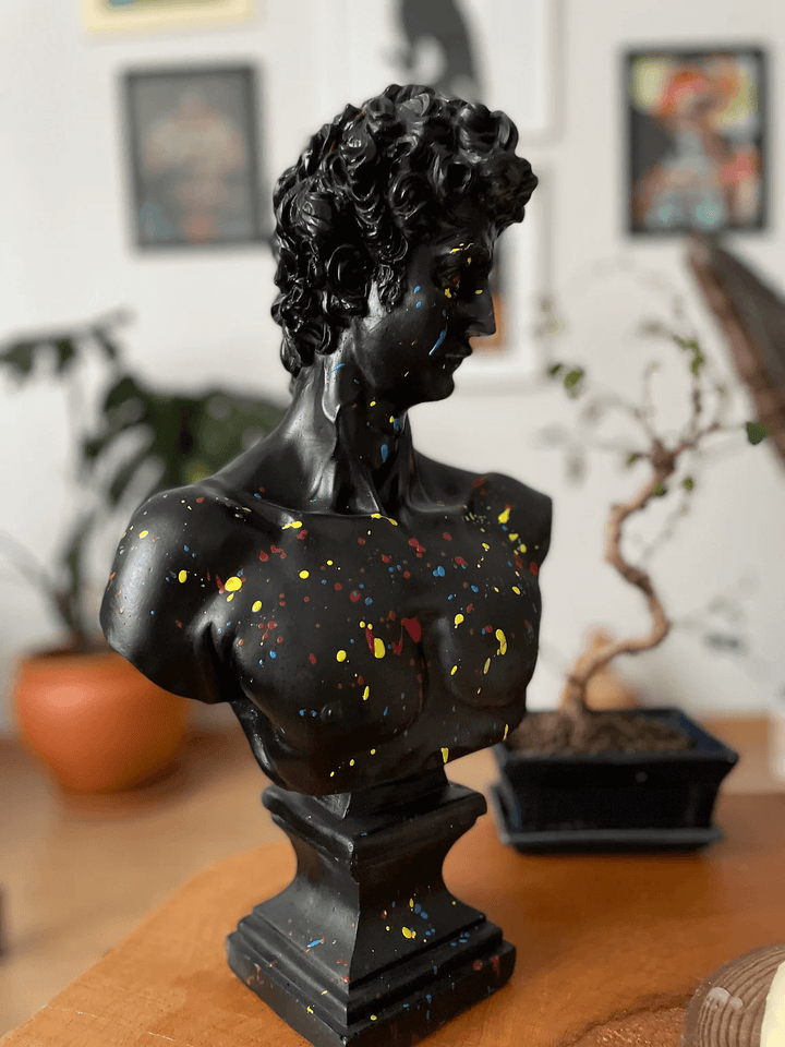 Pop Art David Bust Statue - David Bust Statue for sale | MusaArtGallery™