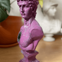 Purple David Bust Statue - David Bust Statue for sale | MusaArtGallery™