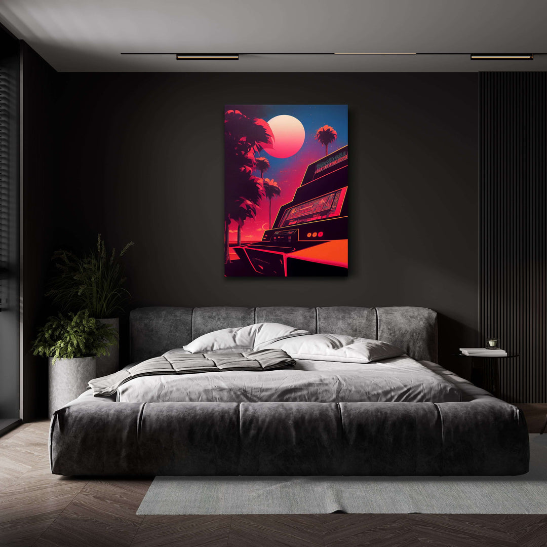 Retro Arcade Canvas Print- Trippy Art | MusaArtGallery™