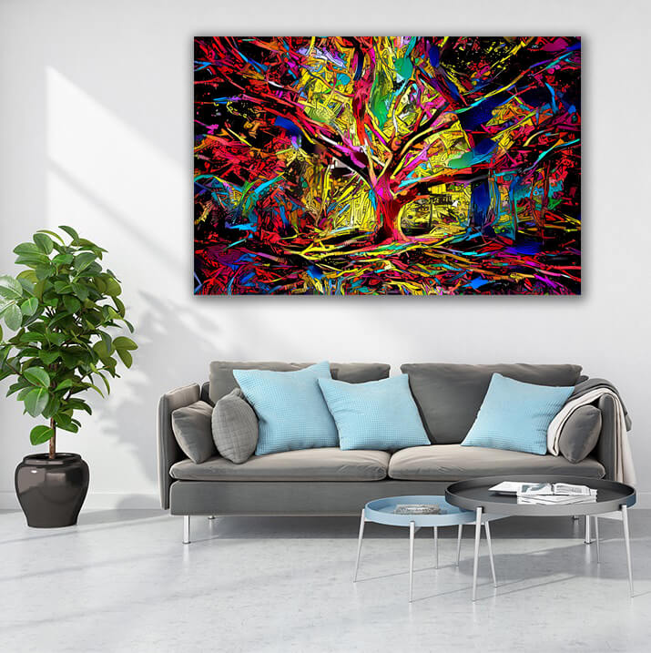 Magic Tree Art - Pop Canvas | MusaArtGallery™