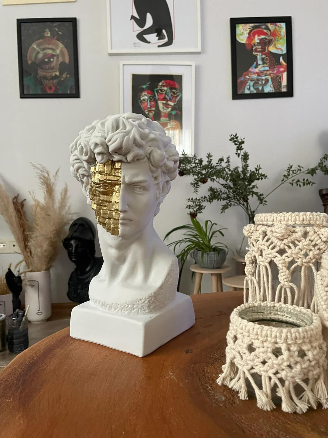 David Blue Bust Statue - David Bust Statue for sale | MusaArtGallery™