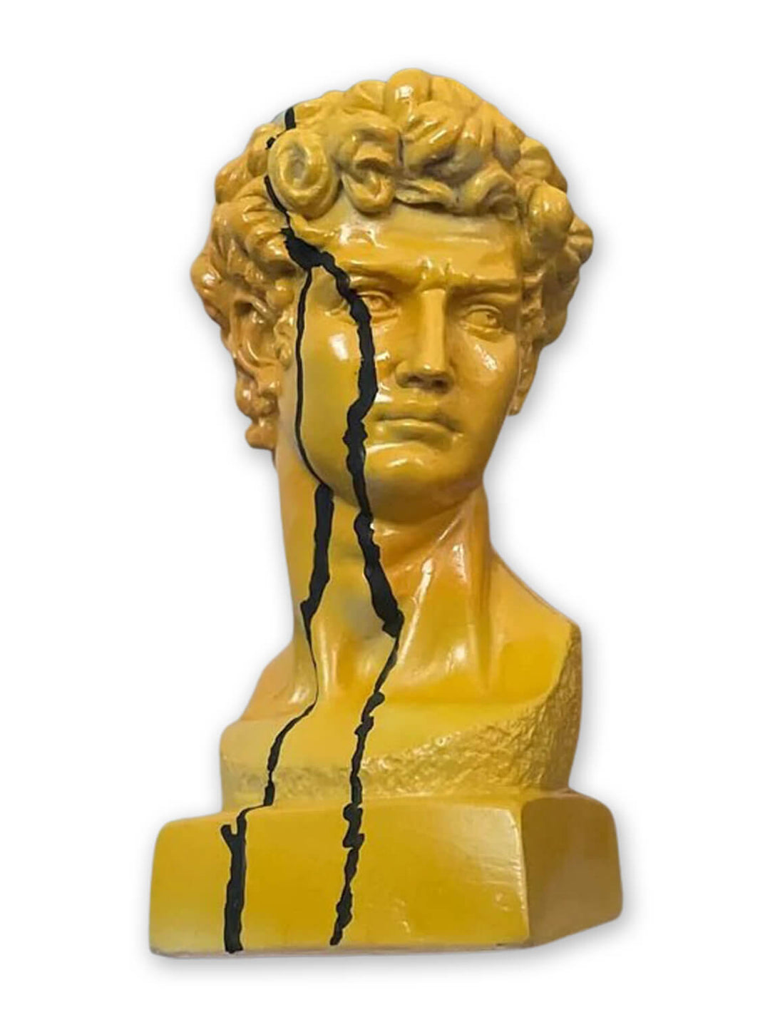 Home Yellow David Head Sculpture